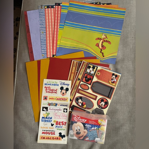 Disney | Design | Disney Scrapbook Craft Sheets 1 Stickers 4 And ...